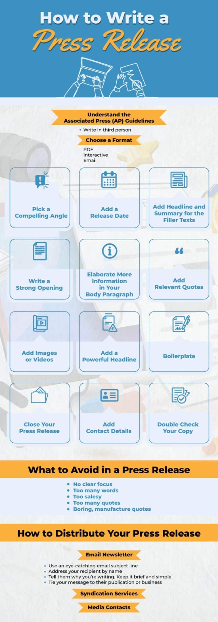 How to Write a Press Release | Infintech Designs